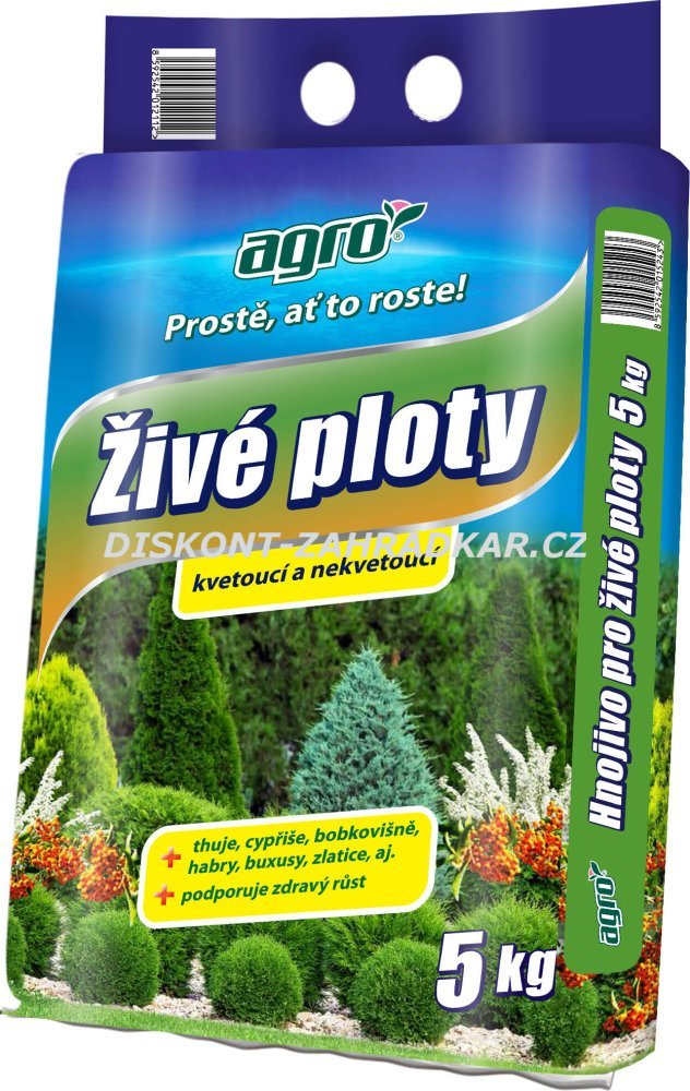Hnojivo pro živé ploty 5kg :: Diskont-zahrádkář