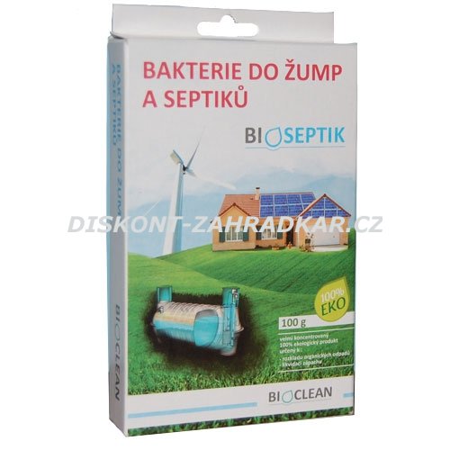 BIOCLEAN Bioseptik - Bakterie do žump a septiků 100g :: Diskont-zahrádkář