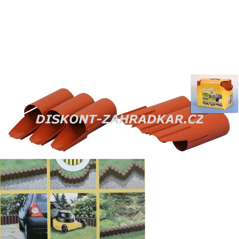 Palisáda bez obruby / obrubník 2,1m :: Diskont-zahrádkář