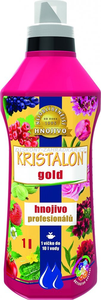 Kristalon Gold 1l KAPALNÝ :: Diskont-zahrádkář